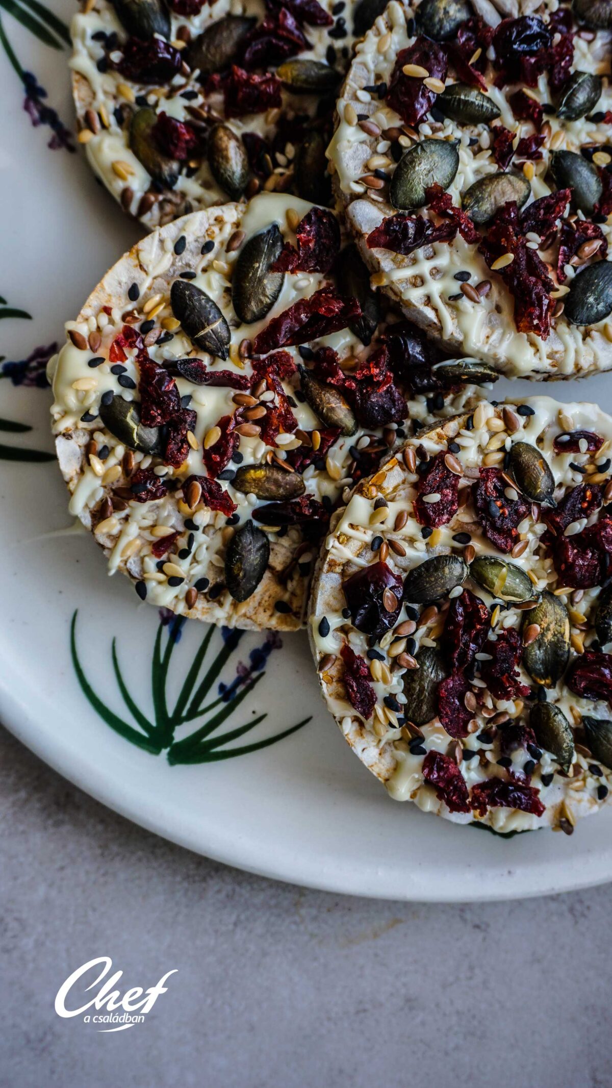 Puffasztott rizs magokkal és áfonyával - Chef a családban